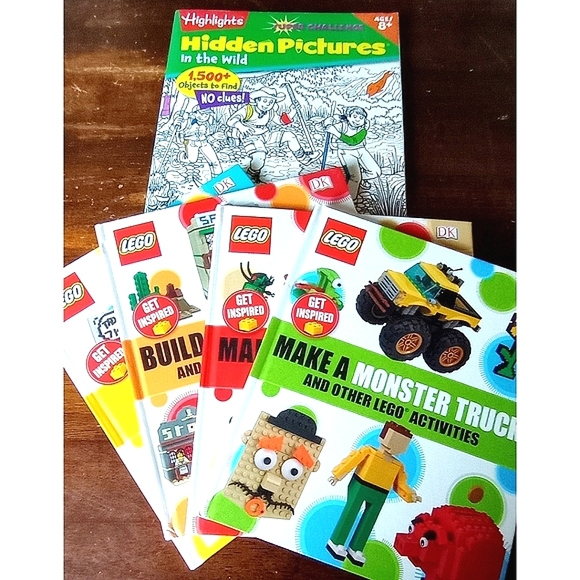 Lego | Other | Lego Idea Book Bundle Highlights Hidden Picture Book ...